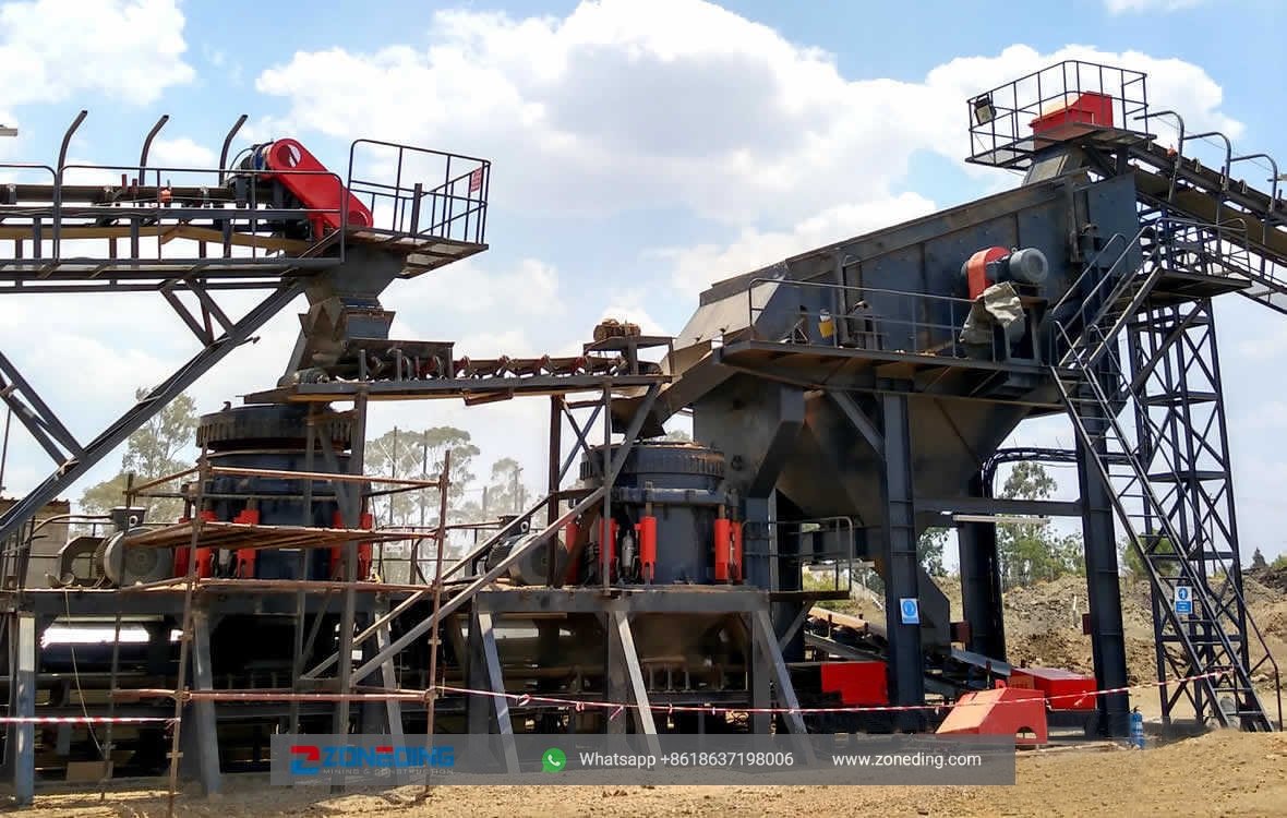 South Africa 300t/h iron ore crushing line-Zoneding Machine