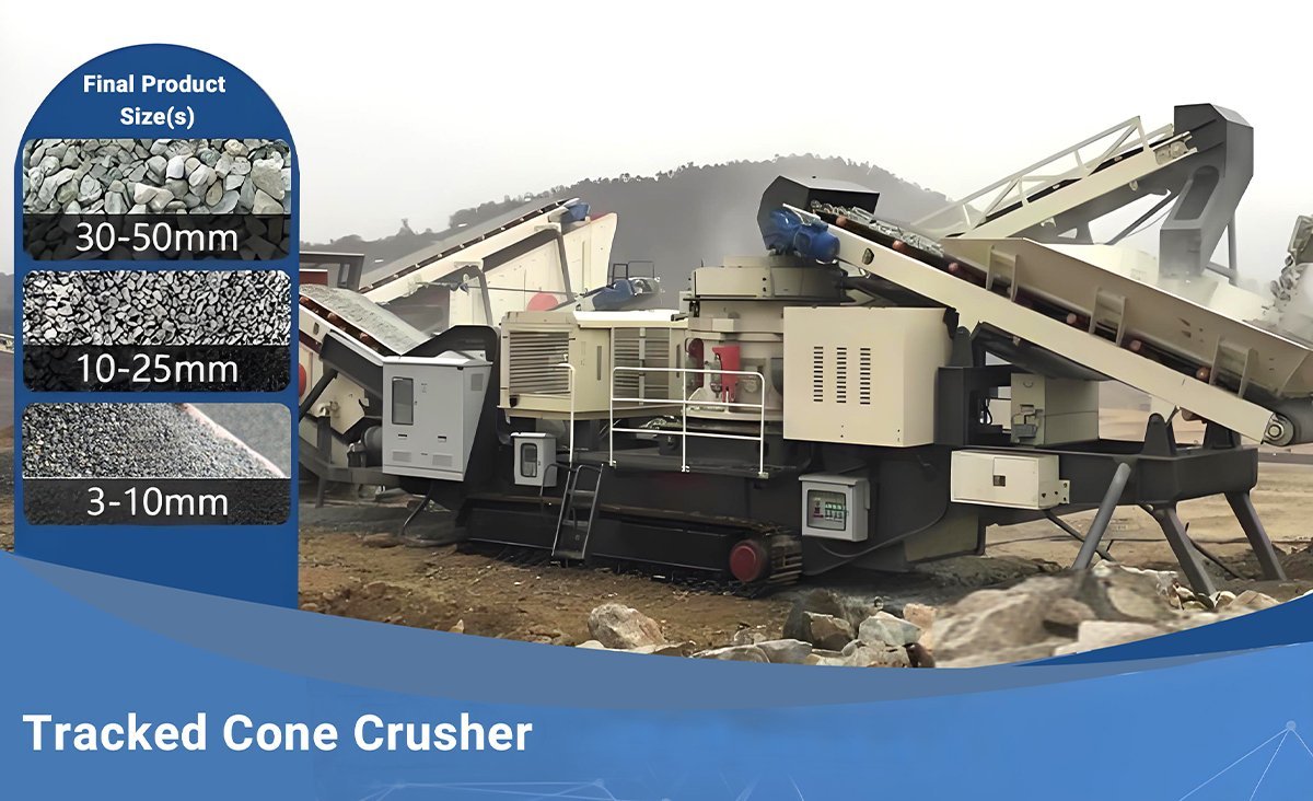Tracked Cone Crusher for Sale | Mobile Hard Rock Unit